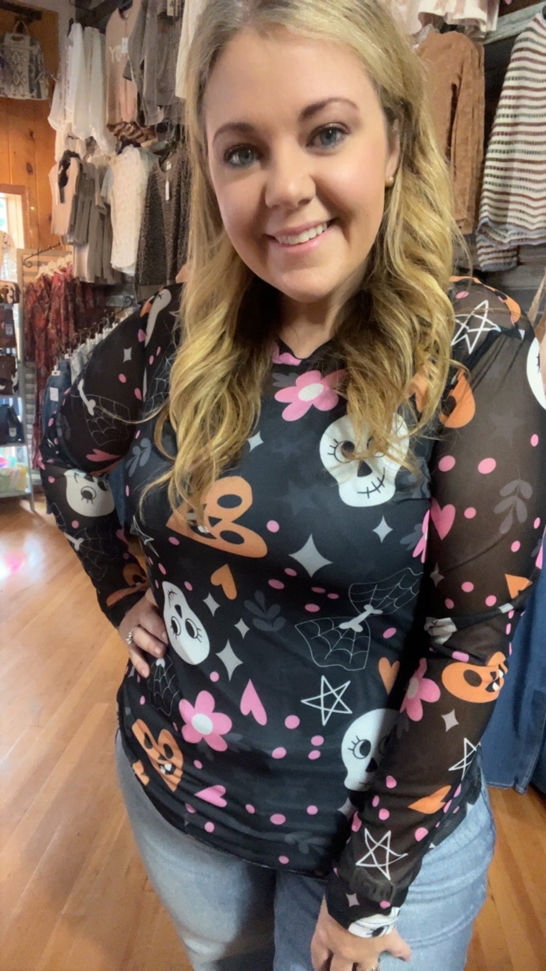 Halloween Mesh Top – Addictive Apparel